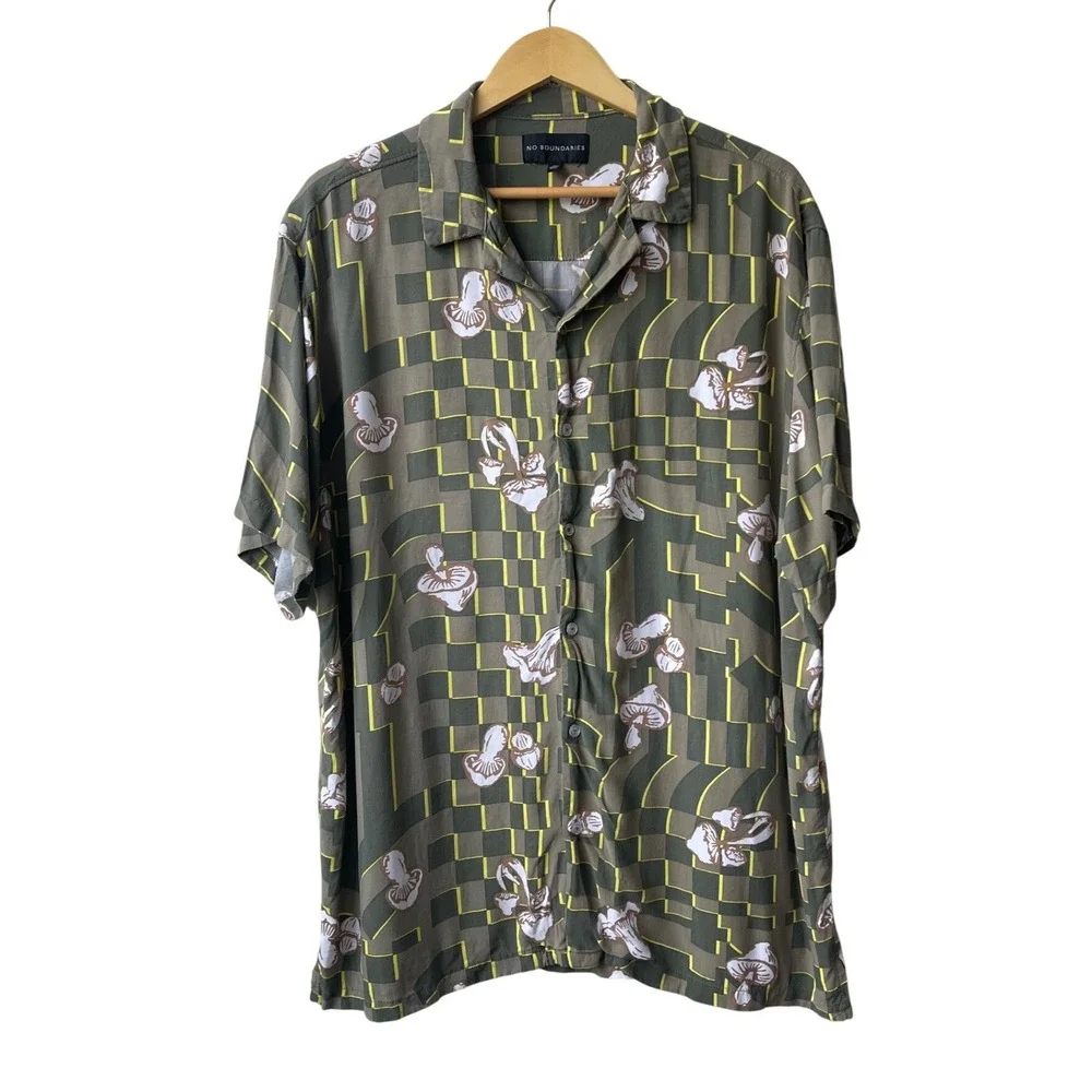 No Boundaries | Shirts | No Boundaries Y2k Retro Mushroom Shirt Sl ...